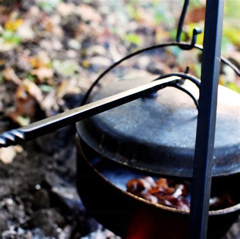 Handforged Lid Lifter For Dutch Oven Camping