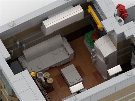 Lego Moc New York City Apartments By Huebre Rebrickable Build With Lego