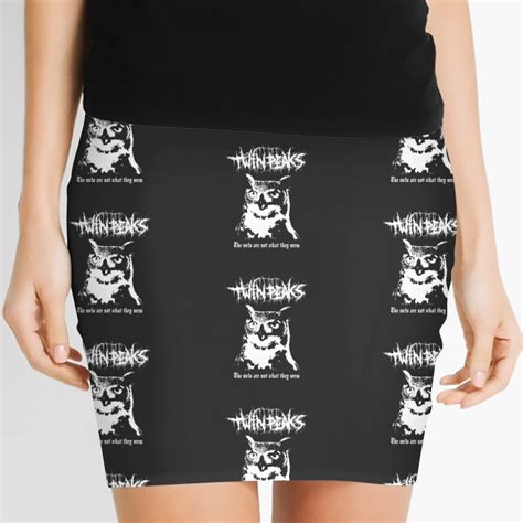 Twin Peaks Vintage Womens Mini Skirts Midcentury Womens Mini Skirts