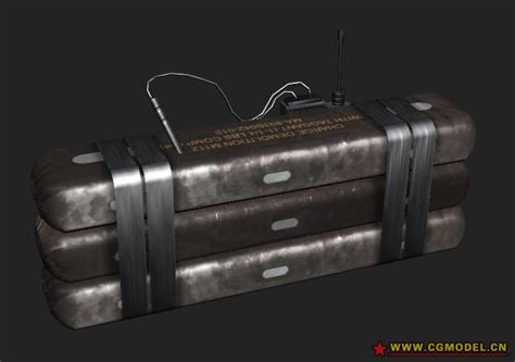 C4 塑胶炸弹模型 其他器械模型库 3ds Max max 模型下载 cg模型网