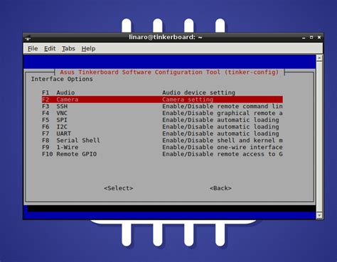Tinker Boardv208以降におけるカメラモジュールの使用方法 Physical Computing Faqand Tutorial