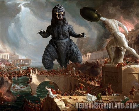 Neo Kaiju Impressionism Neo Monster Island