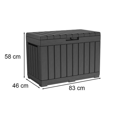 Recipient De Gradina Din Plastic Keter Kentwood 190l Antracit Emag Ro