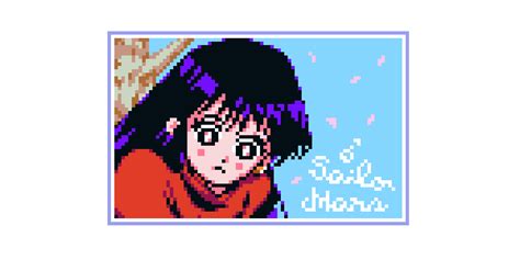 Sailor Mars Pixel Art R Sailormoon
