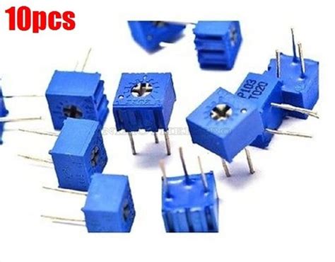 10pcs Potentiometer 3362p 101 3362 P 100 Ohm High Precision Variable Resistor Ii Ebay