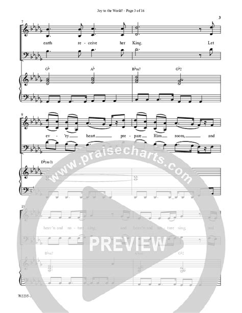 Joy To The World With Raise A Hallelujah Choral Anthem Satb Sheet