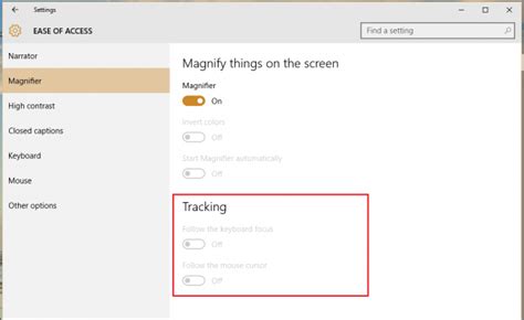 How To Manage Accessibility Features In Windows 10