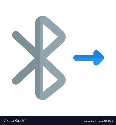Bluetooth Function For Sharing Information Vector Image