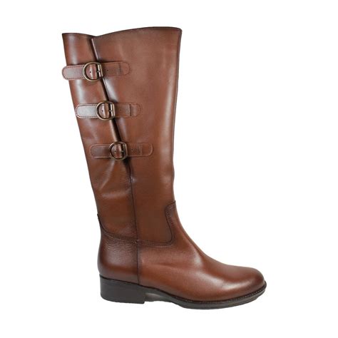 Gabor Adieu Nappa Romasattel Womens Long Leg Boots Womens From