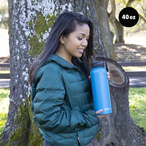 Mira 32 Oz Stainless Steel Water Bottle With Straw Lid Hydro Vacuum