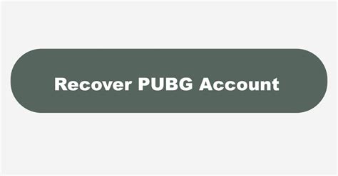 Cómo recuperar una cuenta PUBG prohibida Buscar cuenta antigua