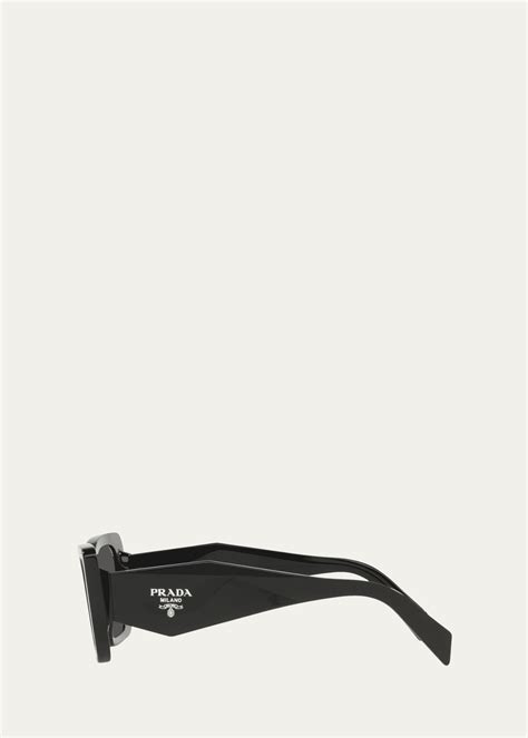 Prada Geometric Acetate Butterfly Sunglasses Bergdorf Goodman