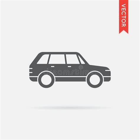 Vector del icono del coche ilustración del vector Ilustración de extracto