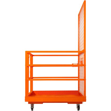 43x45forklift Safety Cage Basket Safety Cage 2 Person Work Platform