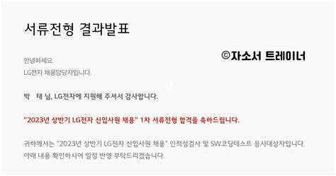 자소서 트레이너