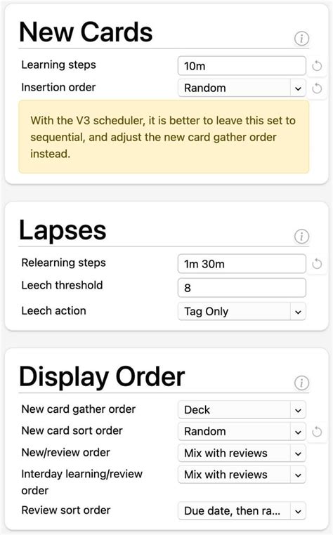 Why Are Deck Options Not Honoring My Display Order Settings Ranki