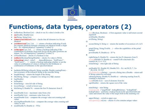 Eurostat Edit 2012 Functional Presentation Ppt Download