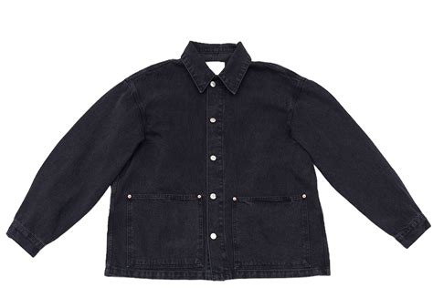 23f Black Denim Jacket Greymalle