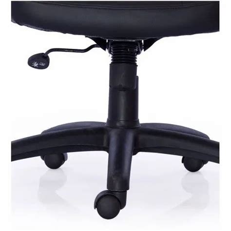 Black Nylon Base Durian Marvel Medium Back Leatherette Chair At Best