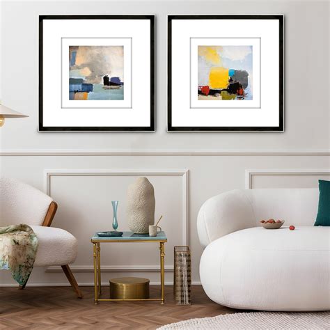 Statement I Statement Iv Abstract Wall Art Linen Chest