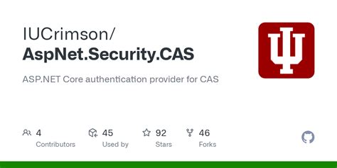 Github Iucrimsonaspnetsecuritycas Aspnet Core Authentication