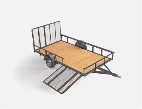 Side Loader Utility Trailer Camel Trailer