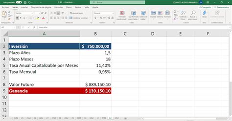 finanzas excel vba sql y algo más matemática financiera
