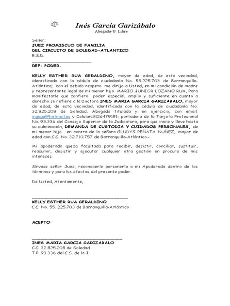 Poder De Custodia Pdf Ley Común Principios éticos