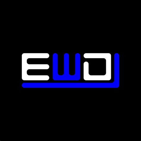 Ewd Letter Logo Creative Design With Vector Graphic Ewd Simple And Modern Logo 20188990 Vector