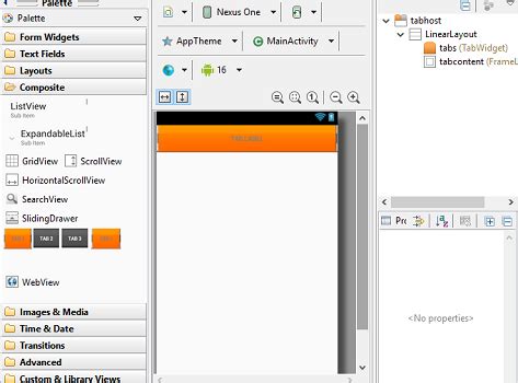 Lập trình Android TabHost