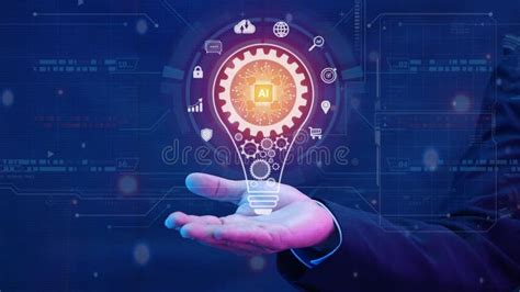 Ai Artificial Intelligence Icon Machine Learning Concept Digital
