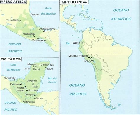 Civiltà Precolombiane Mappa Concettuale Mappe Concettuali Storia Xv Xvi Secolo Stato Moderno E