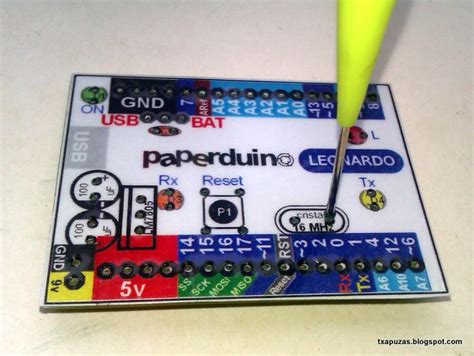 Txapuzas Electrónicas Paperduino Leonardo Clon De Arduino Leonardo En