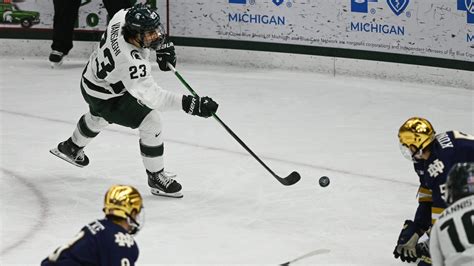 Msu Hockey Earns No 1 Seed Bye In Big Ten Hockey Tournament