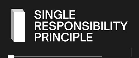 Why You Should Be Following The Single Responsibility Principle Dev