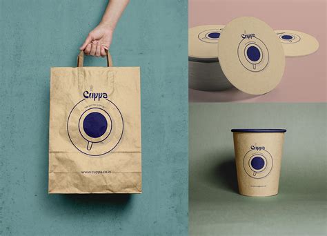 Branding N Packaging Design For Cuppa On Behance