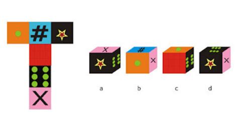 IQ Test Which Cube Matches The One In The Picture Challenge Your Logical Thinking In 7 Seconds