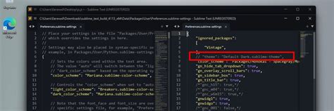 Sublime Text 4 Как включить меню