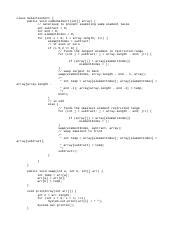 Selectionsort Java Class Selectionsort Public Void Comboselsort Int
