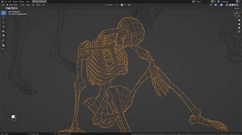 Low Poly Human Skeleton Model TurboSquid