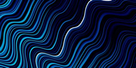 Dark Blue Vector Background With Curved Lines 1850458 Vector Art At Vecteezy