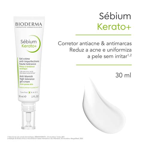 Gel Creme Antiacne Bioderma Sébium Kerato Beleza Na Web