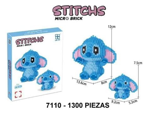 Stitch Gigante Mini Bloques Para Armar Micro Bricks En Venta En Capital