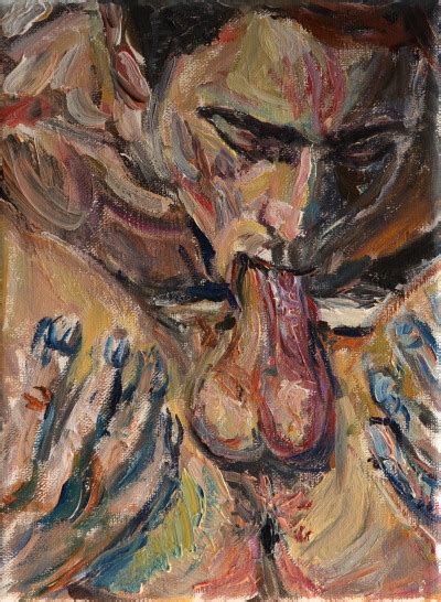 E48 Oil Painting On Canvas 18 Cm X 24 Cm By Steven Tumbex