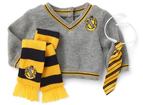 Authentic Harry Potter Hufflepuff Outfit For American Girl 18 Inch Doll