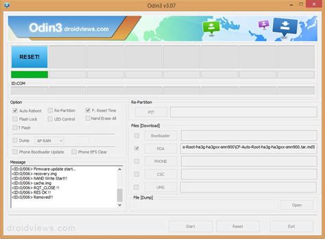 Install CF Auto Root And Recovery Files On Samsung Galaxy Devices Using Odin