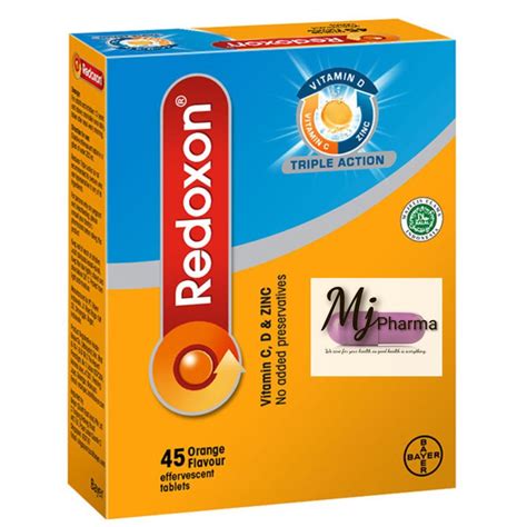 Redoxon Triple Action Vitamin C Ascorbic Acidd And Zinc Orange