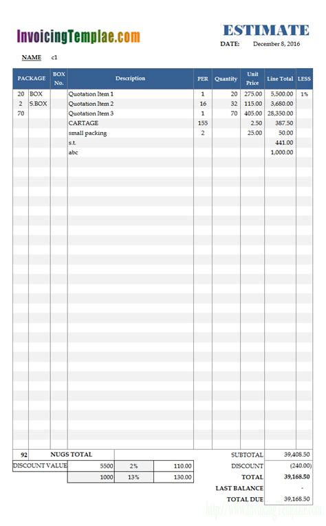 excel quotation template excel spreadsheets templates spreadsheet