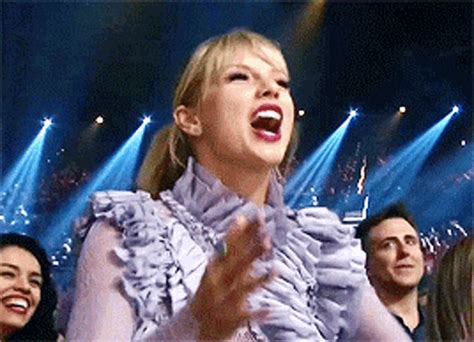 Taylor Swift Excited 