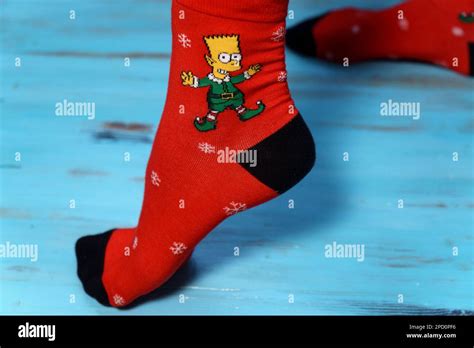 Tyumen Russia January 23 2023 Bart Simpson From The Simpsons
